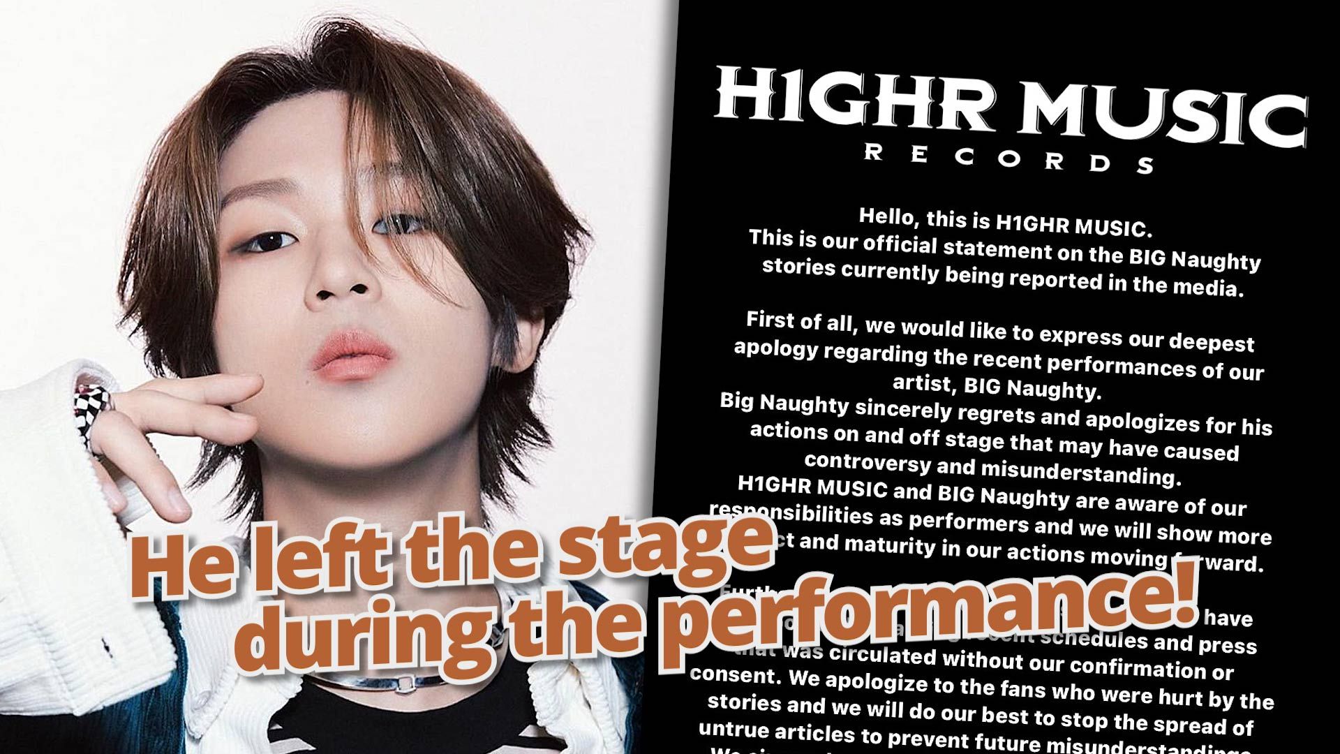 BIG Naughty Apologizes for Behavior During Recent Performance｜K1 ...