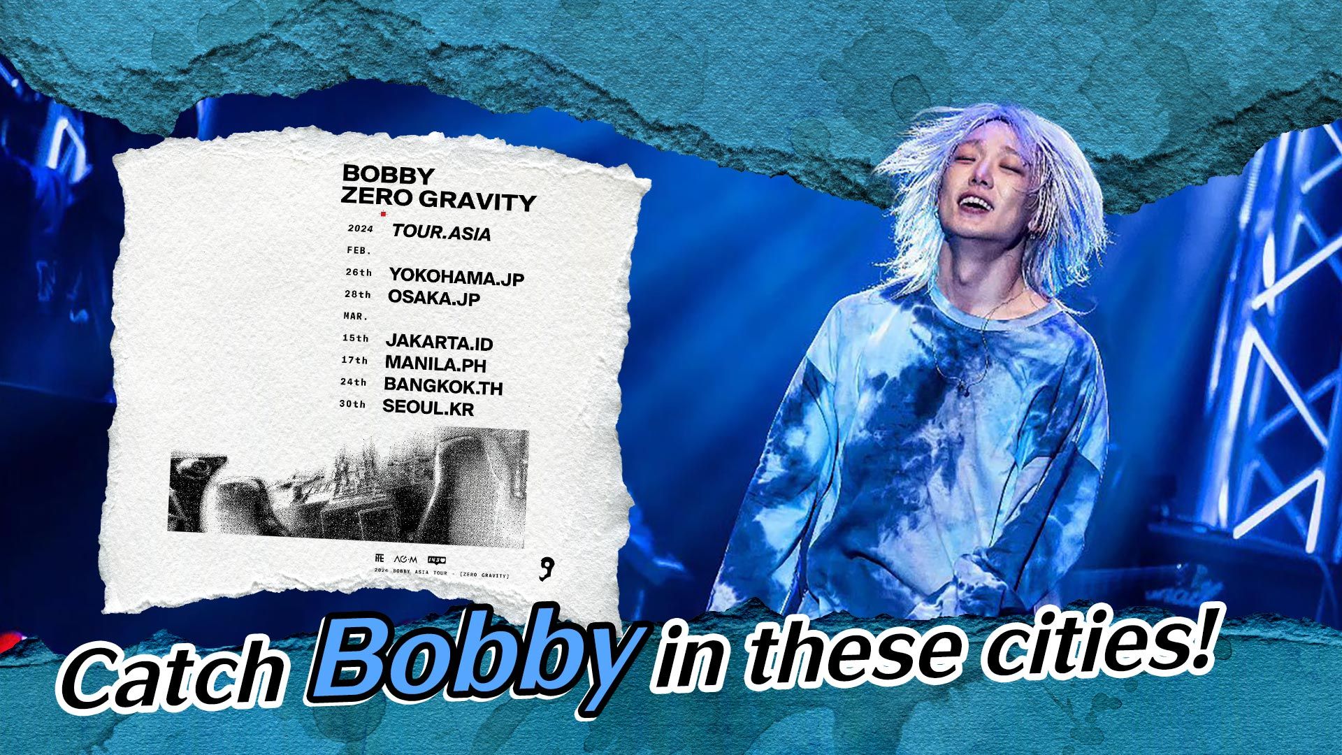 iKON’s Bobby Confirms Dates & Cities For 2024 Asia Tour｜K1 ...