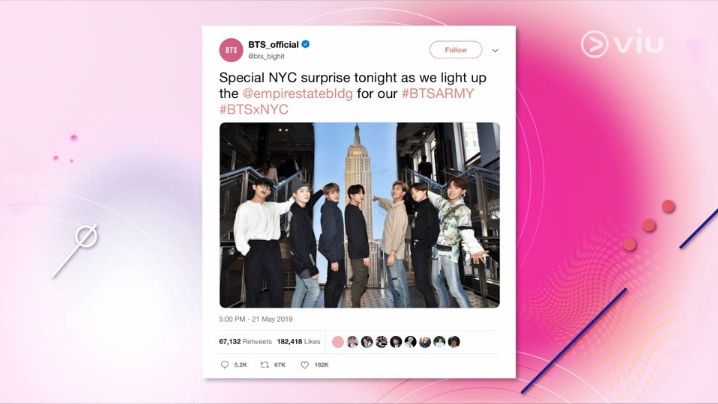 [ภาษาอังกฤษ] The Empire State Building pays tribute to BTS!｜K1 ...