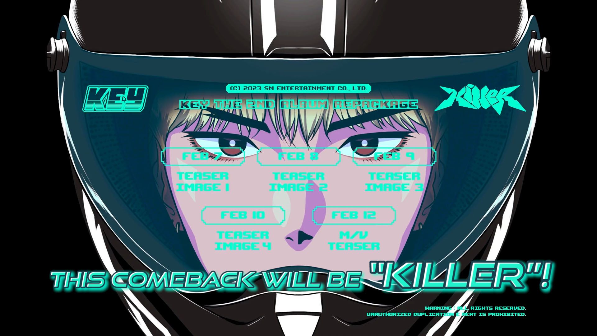shinee-s-key-reveals-schedule-poster-for-killer-k1-entertainment-news